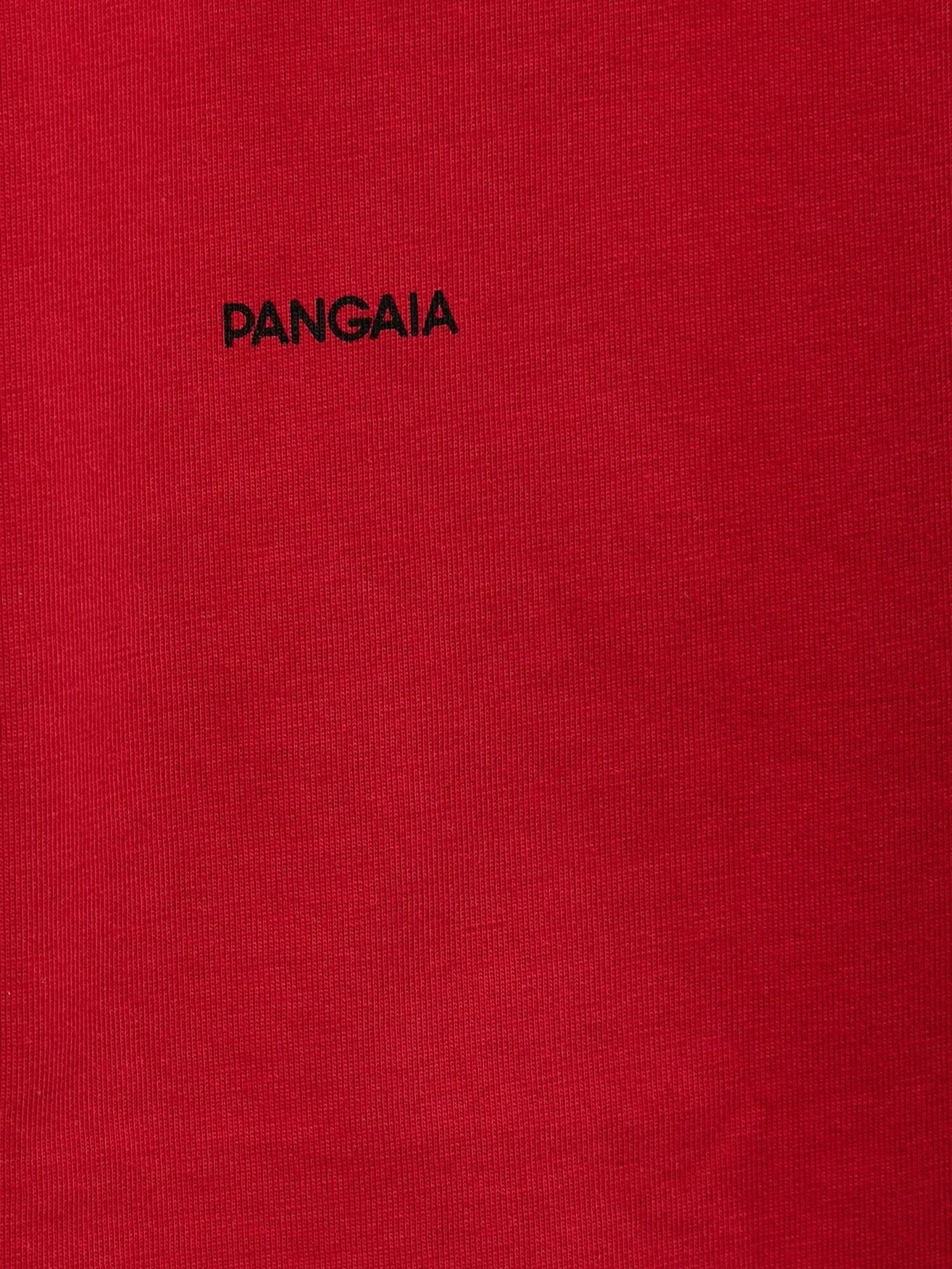 Брюки PANGAIA Logo-print cuffed track pants, размер M, red — фото 1