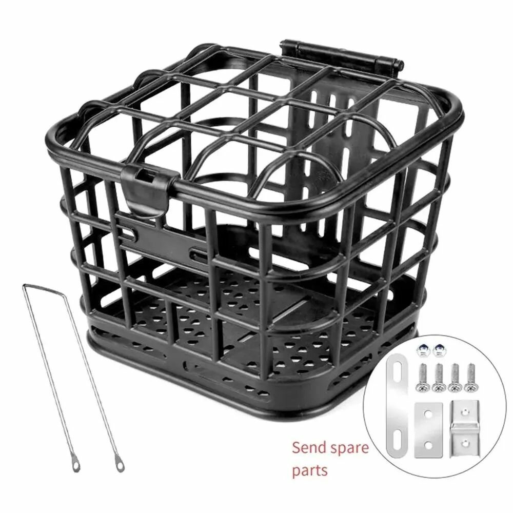Корзина для электровелосипеда, 1 шт, черная, используется для загрузки предметов в электровелосипед