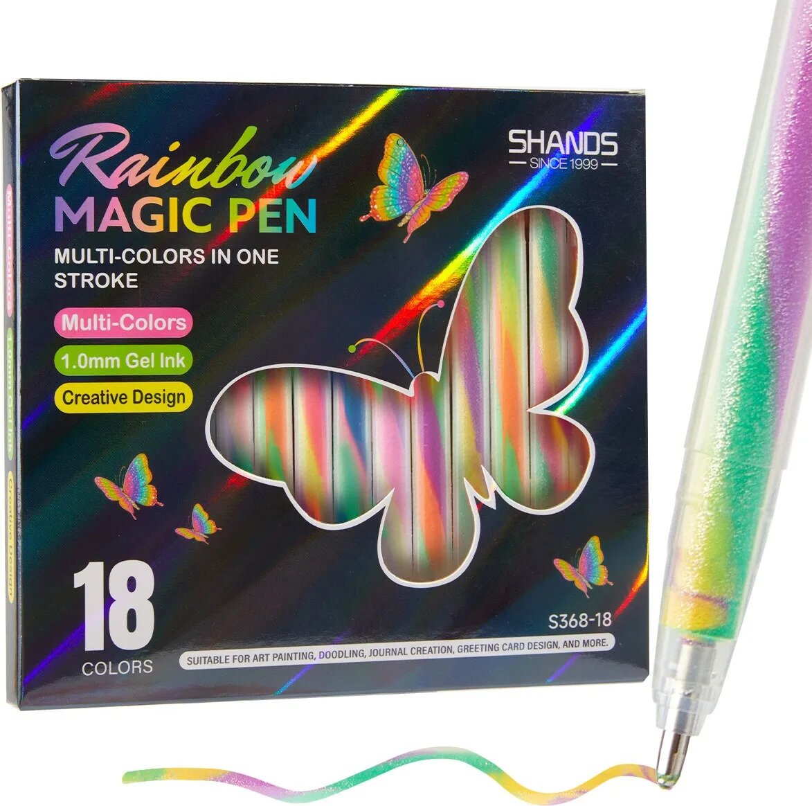 Гелевые ручки Dreamy Rainbow, меняющие цвет, hopk 18 colors full set