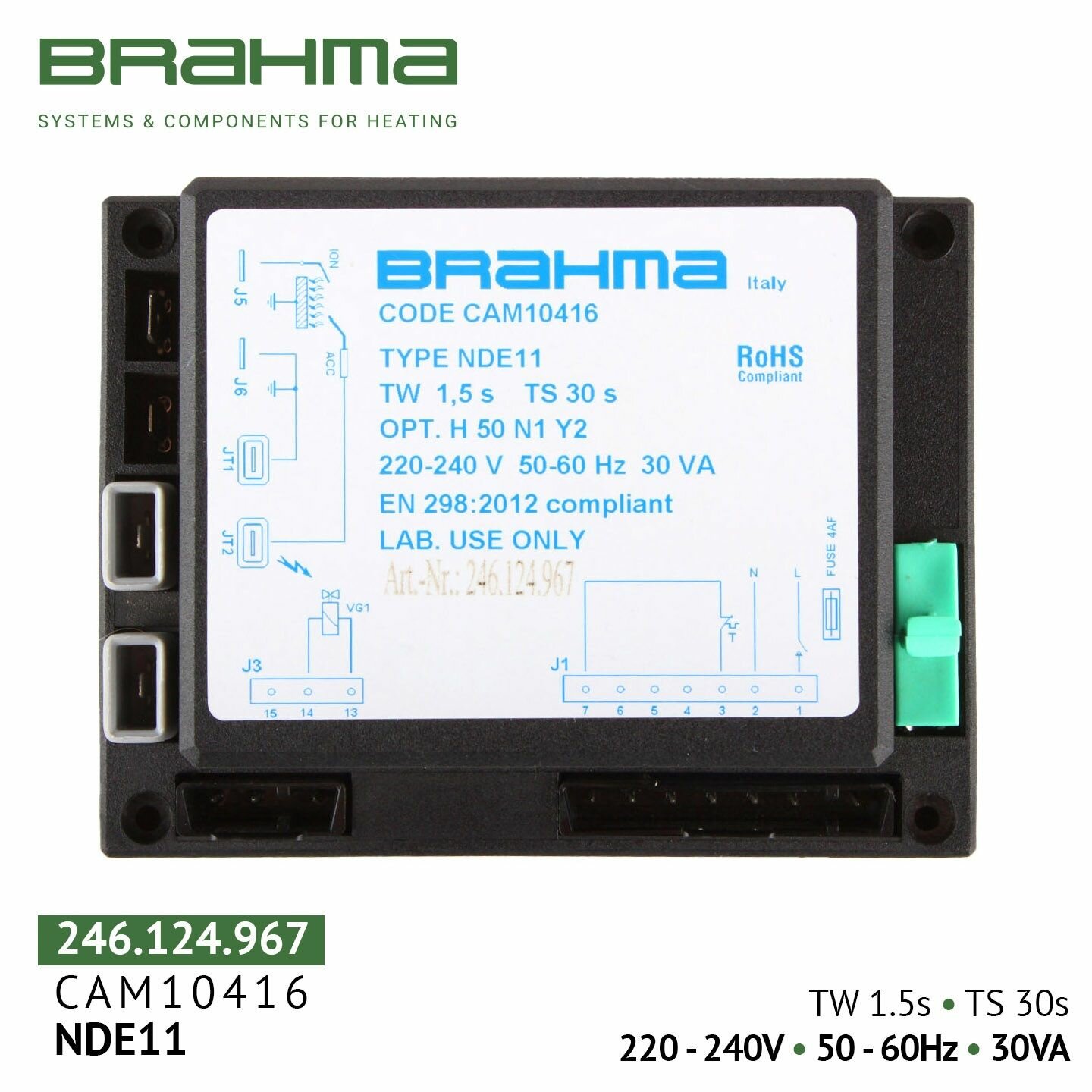 Блок управления горением Brahma NDE11 CAM10416