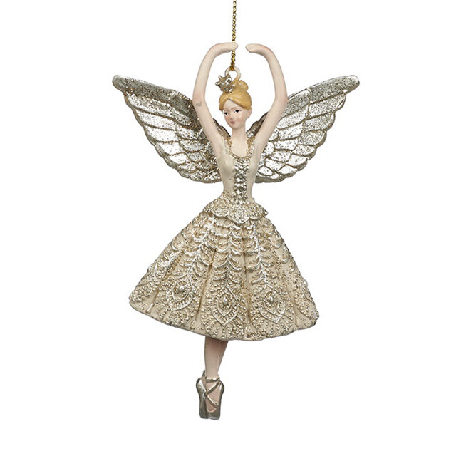 Елочная игрушка Ангел Франческа - Prima Ballerina 12 см, подвеска, Goodwill (Гудвилл), MC38112-2