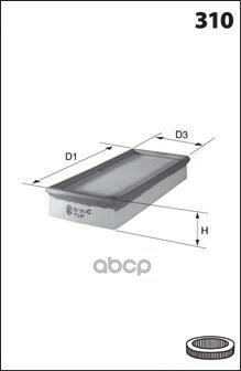 Фильтр воздушный Mecafilter арт. ELP9383