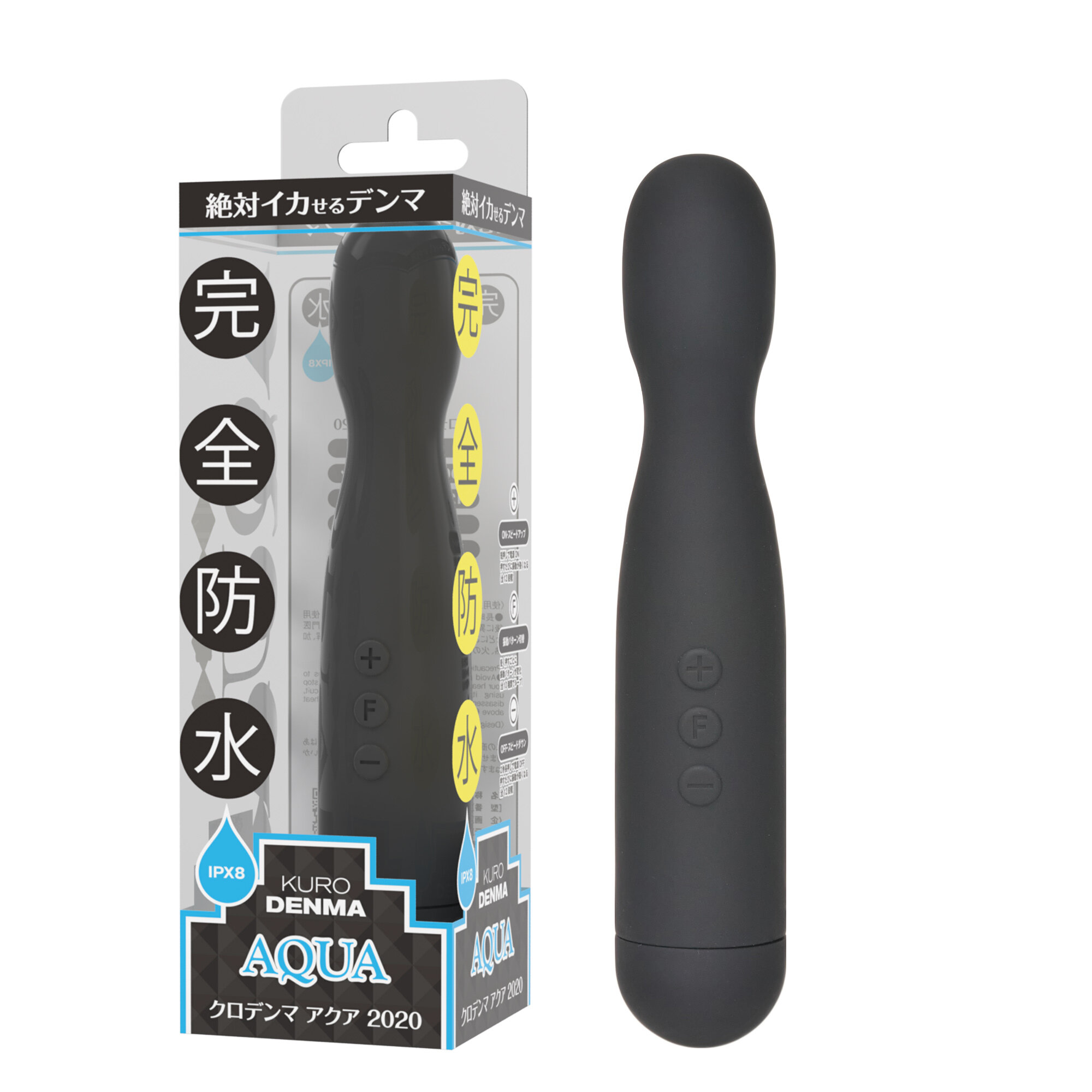 Вибратор женский массажер Black Denma Aqua