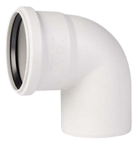 Отвод Ø50х87° (56) OSTENDORF SKOLAN (бесшумная) Германия