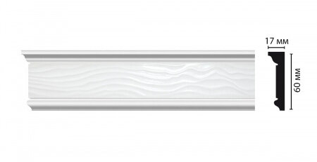 Молдинг с Рисунком Decomaster D219ДМ В60хШ17хД2000 мм / Декомастер.