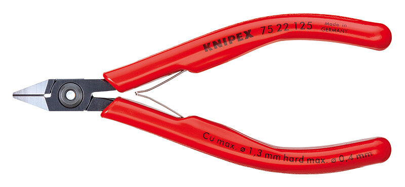 Кусачки боковые для электроники KNIPEX KN-7522125