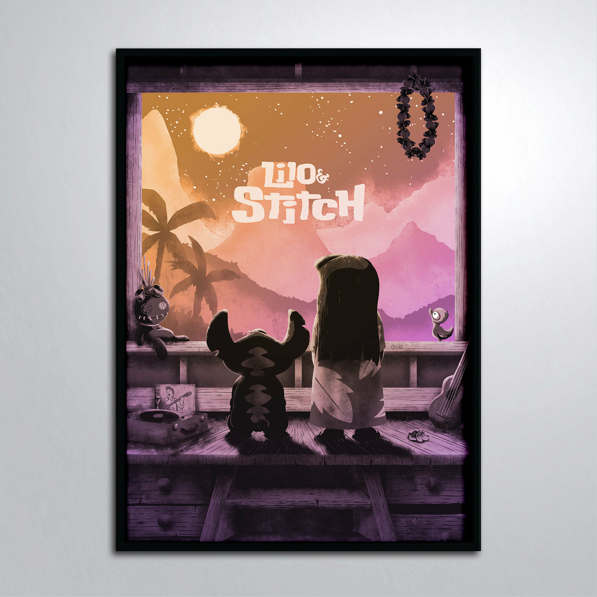 Постер без рамы/Лило и Стич Lilo & Stitch