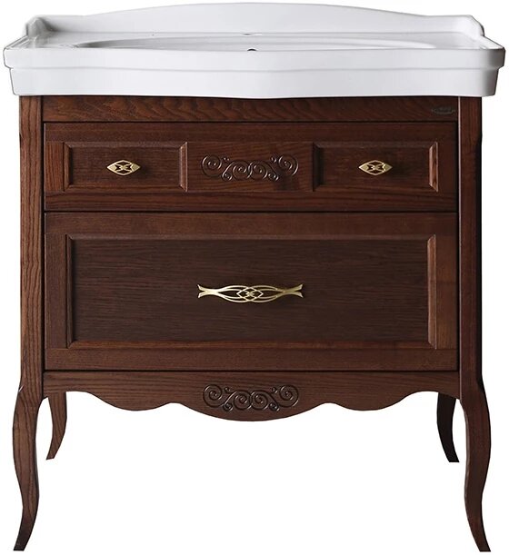 Тумба антикварный орех 81,2 см ASB-Woodline Модерн 11247 АНТ