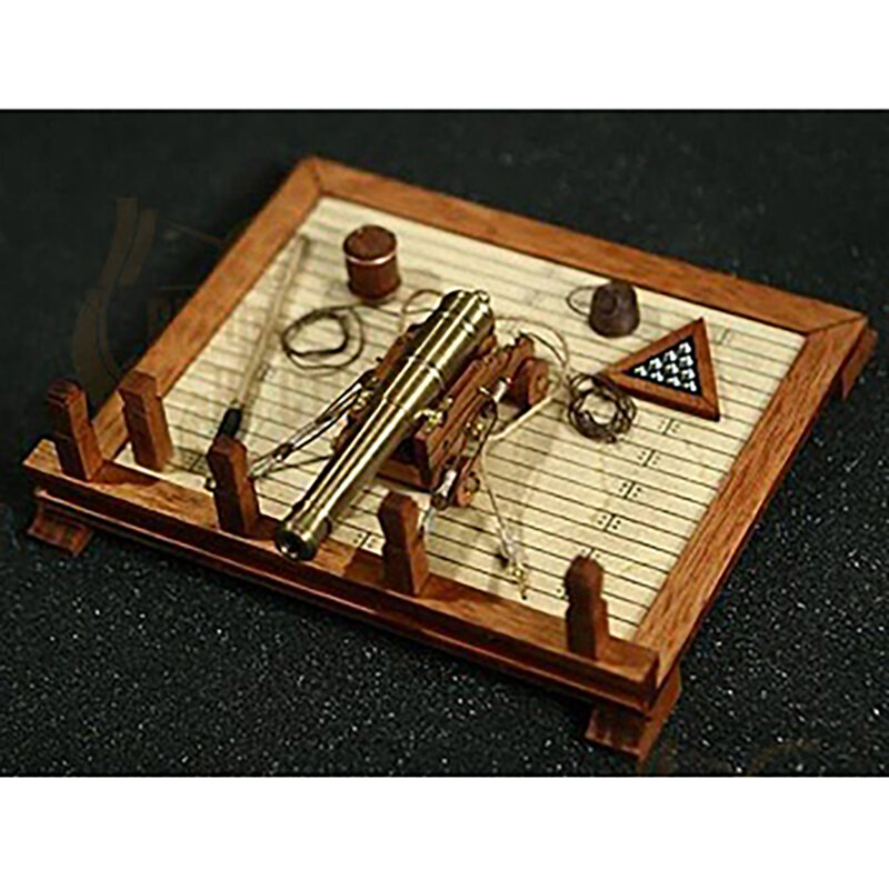 32-фунтовая наполеоновская пушка для сборных моделей, 174х140 мм, М.1:30