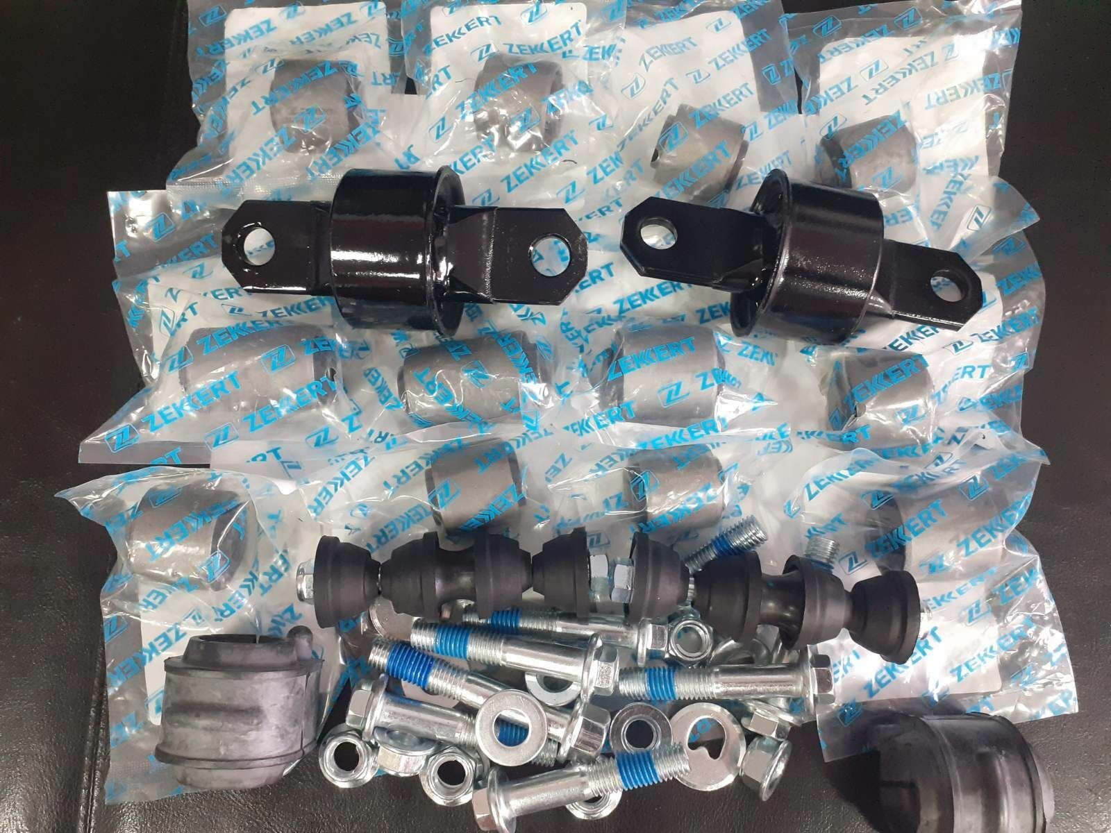 Вся задняя подвеска сайлентбоки форд фокус 1 мазда 3 ford focus 1 2 3+комплект болтов стойки втулки