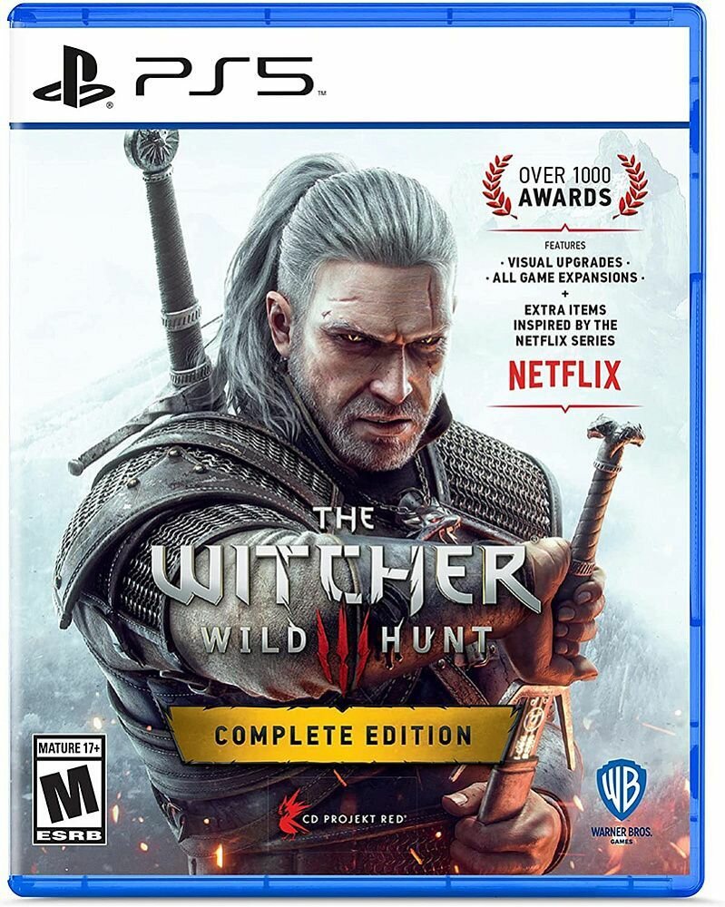 Видеоигра Witcher 3 PS5 (PlayStation 5, Русская версия)