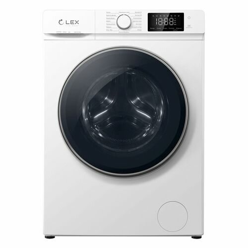 Стиральная машина LEX LWM12012WID, с фронтальной загрузкой, с паром, 12кг, 1200об/мин, инверторная