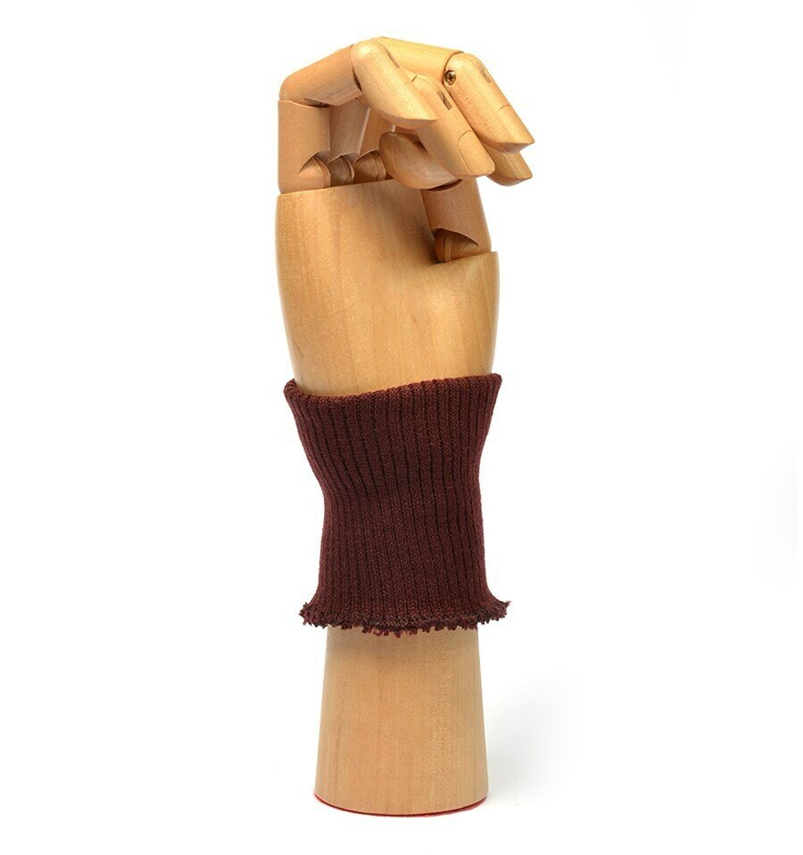 Манжеты для шитья 6,5x8см (манжеты трикотажные) цв. марун (5 пар)