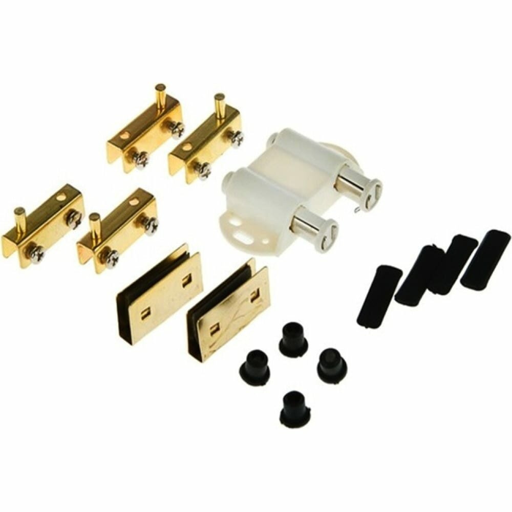 Комплект петель для 2 стеклянных дверей Tech-Krep 148169