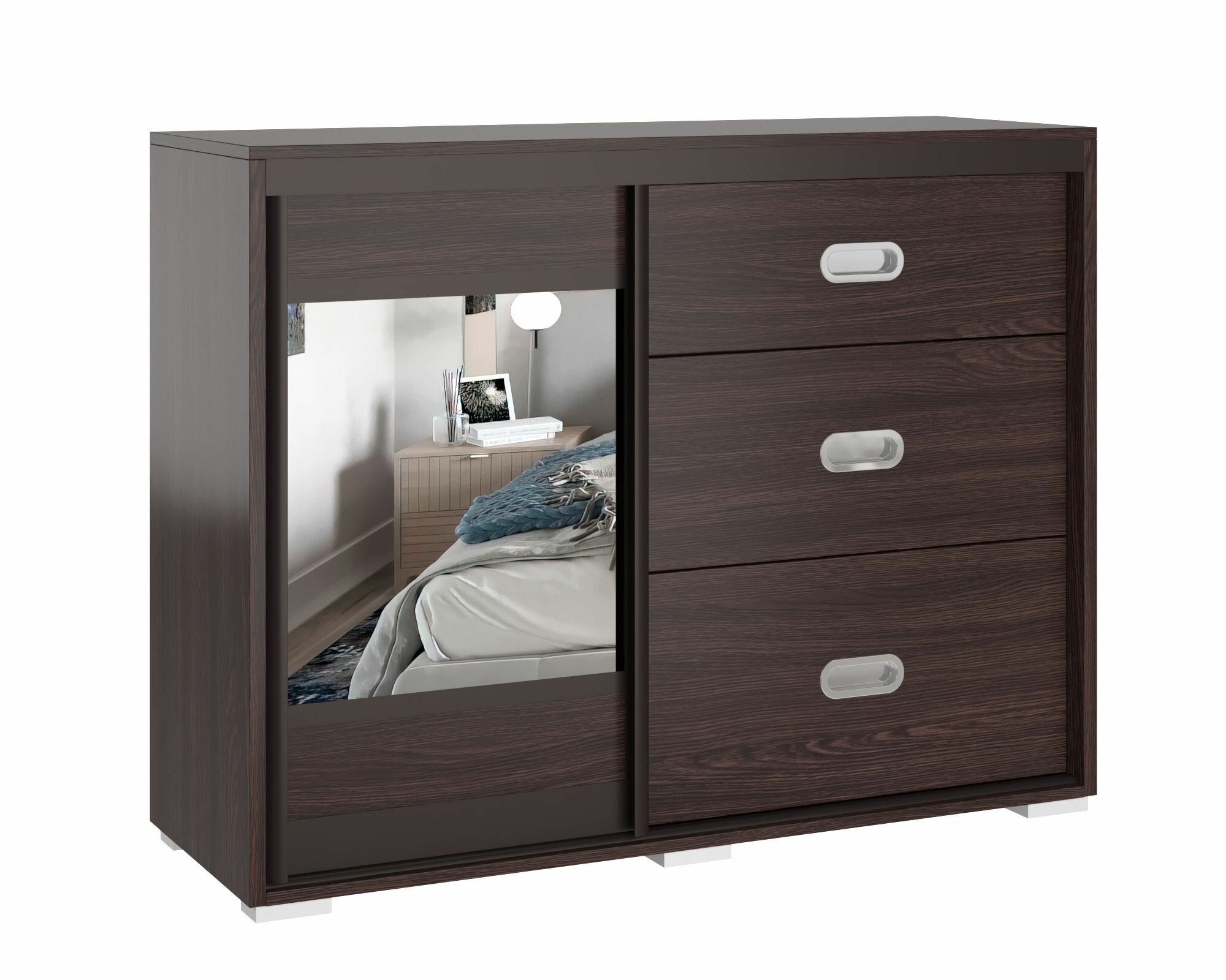 Комод для вещей "Рубин 2" 110х85х45, венге цаво