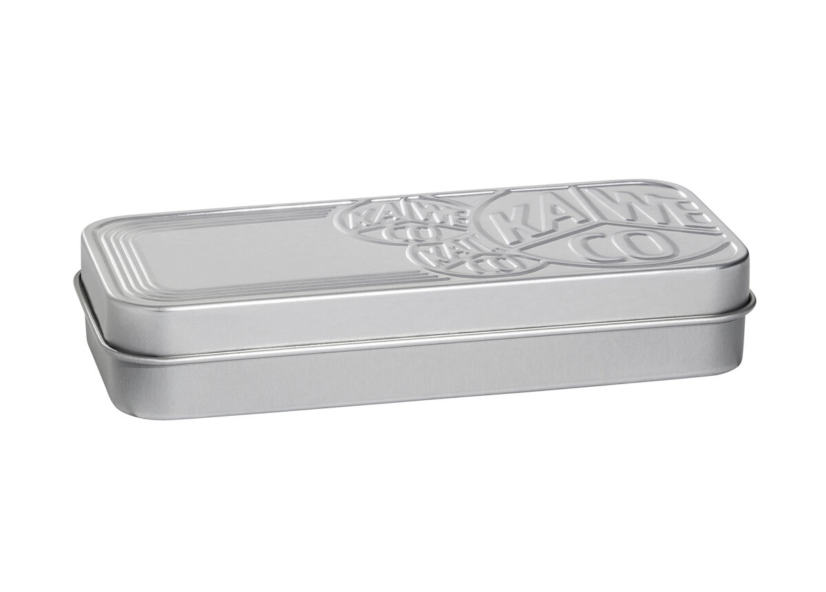 Подарочный футляр-пенал металлический для коротких ручек Kaweco