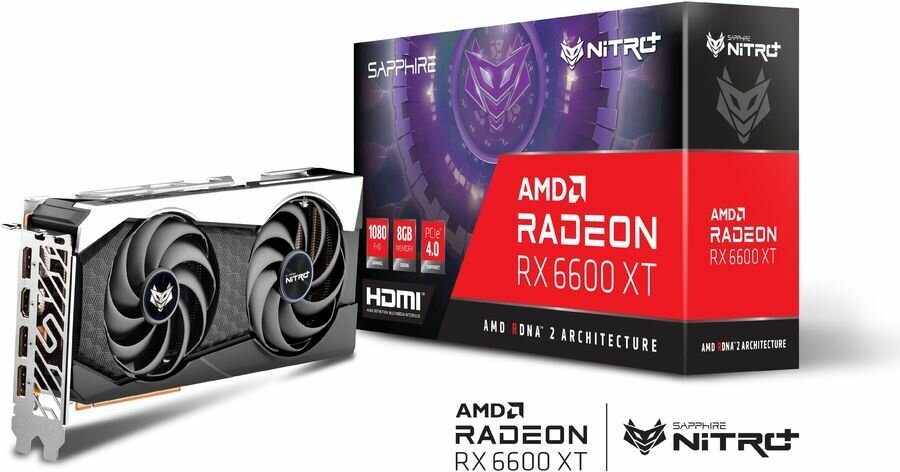 Видеокарта Sapphire NITRO+ Radeon RX 6600 XT