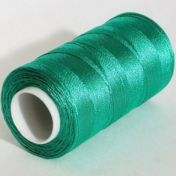 Пряжа Seam SAPFIR LUX 2758 яр. зеленый (5 мотков)