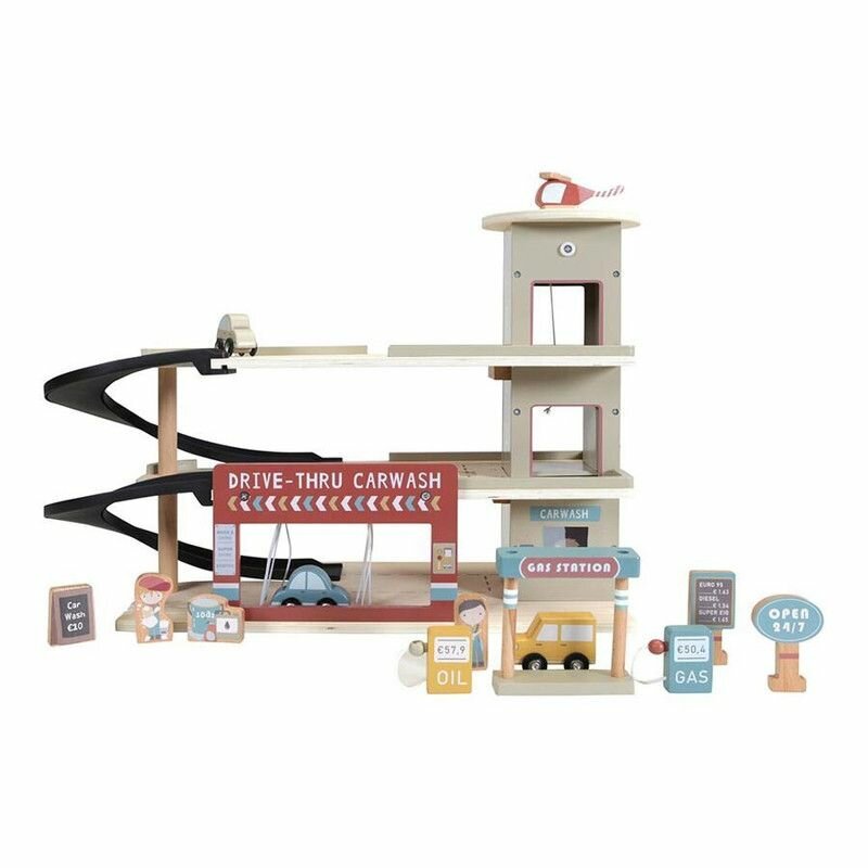 Игрушечный набор Little Dutch Railway Extension Garage