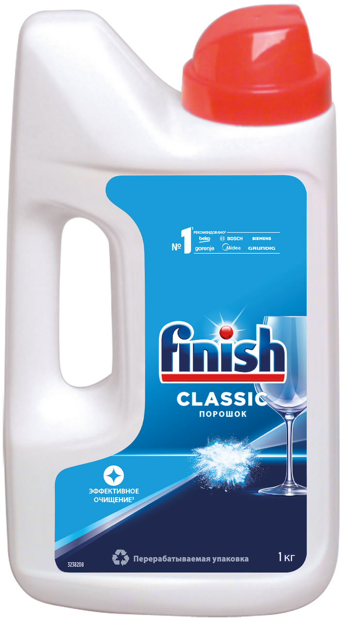 Порошок для посудомоечной машины FINISH, 1кг