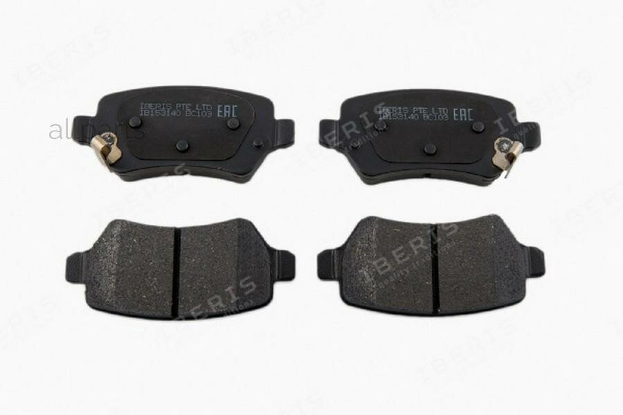 IBERIS IB153140 колодки тормозные задние К-Т OPEL ASTRA G (T98) -04, ASTRA H (A04) -11