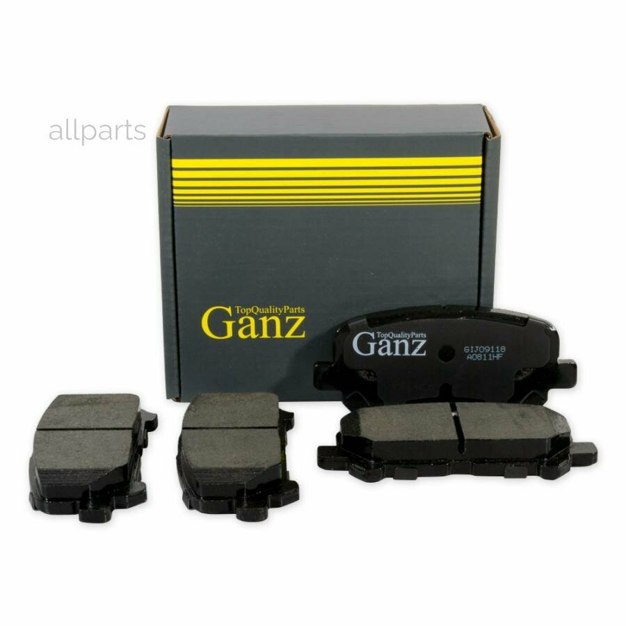 GANZ GIJ09118 Колодки тормозные задние для HONDA Pilot 09->/ACURA MDX 07-09 GANZ GIJ09118