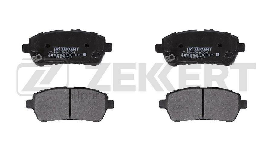 ZEKKERT BS-1130 Колодки торм. диск. передн. Ford Fiesta VI 08- Mazda 2 II 07- Subaru Justy IV 07- Suzuki Swift (F