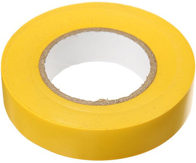 Изолента ПВХ 19мм желтая (20м)