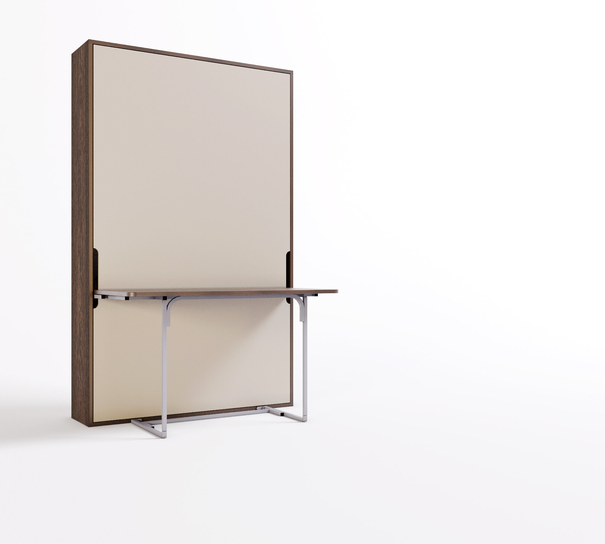 Шкаф кровать-трансформер со столом Летто Таволо 1200 Космо