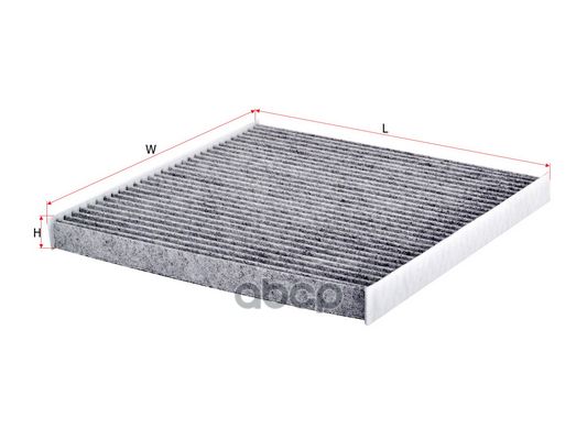 Фильтр салона KL 2.4 3.2 угольный Sakura арт. CAC66050