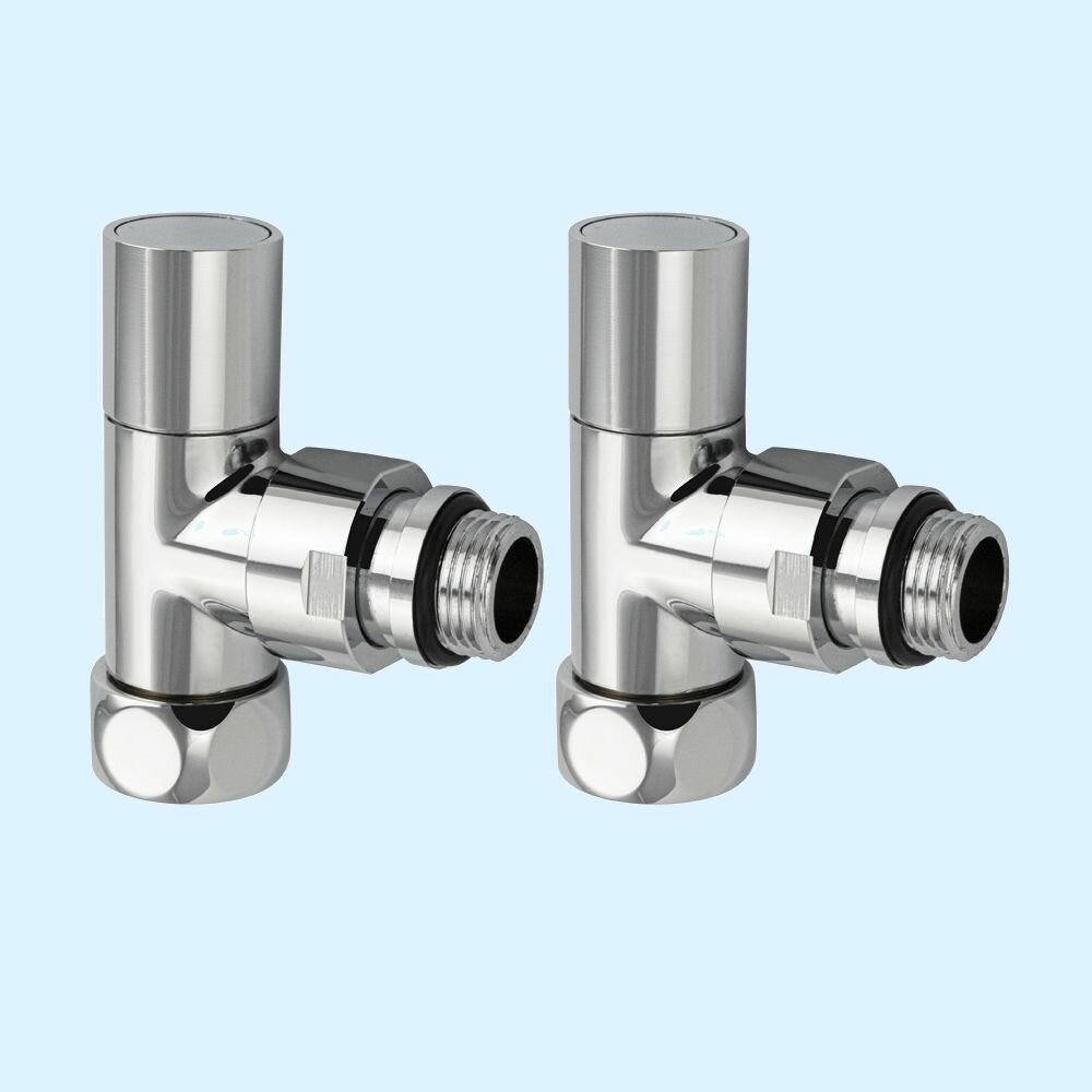Кран для полотенцесушителя манжетный 1/2 х 3/4 г/ш, Хром, санакс (370)