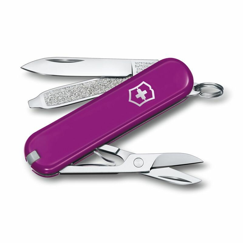 Нож-брелок Classic SD Colors Tasty Grape (7 функций) VICTORINOX 0.6223.52G