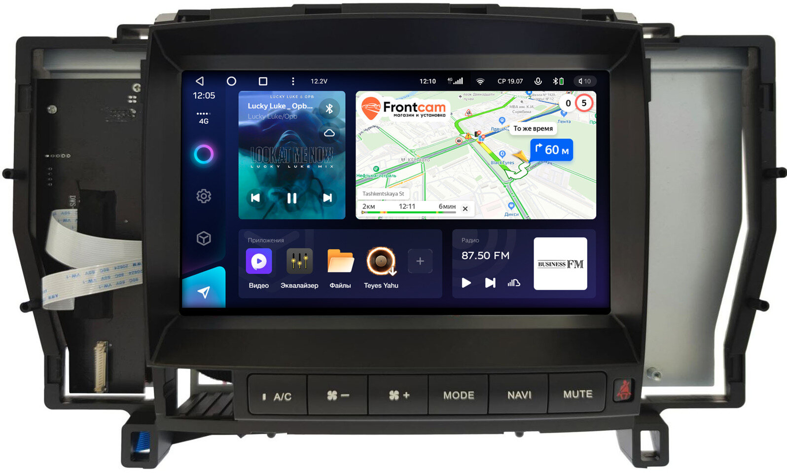 Штатная магнитола Teyes CC3L 4/64 9" RM-9-6188 Toyota Crown (S180) 1999-2008 (авто с Navi и 6CD) Android 10 (4G-SIM, DSP, IPS)