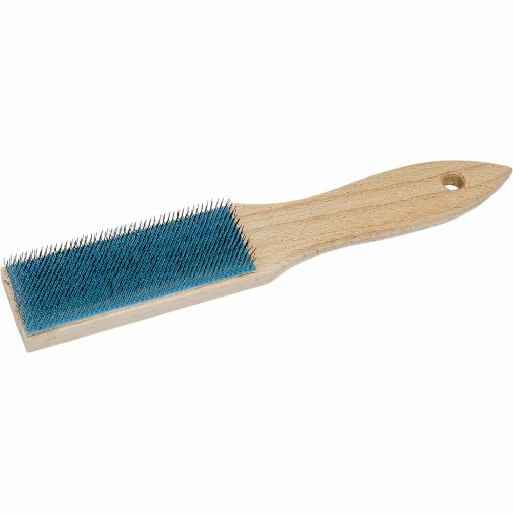 Ручная щетка для чистки напильников OSBORN, профессиональная, деревянная рукоять, прямая стальная щетина
