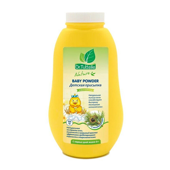 Присыпка детская Dr.Tuttelle DT062 с сосновой пыльцой 125 гр.