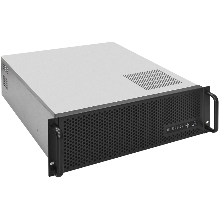 Корпус серверный ExeGate Pro 3U450-09 (EX293916RUS) 500W Black/Silver