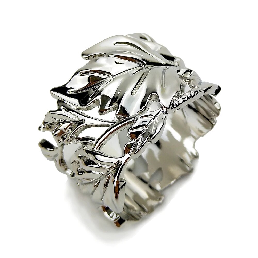 Кольца для салфеток Yihrider BGN16208 набор из 6 штук Серебряный, silver-6 pcs