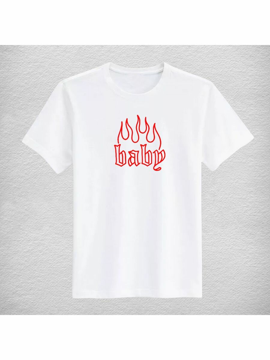 Футболка babe детка огонь надпись