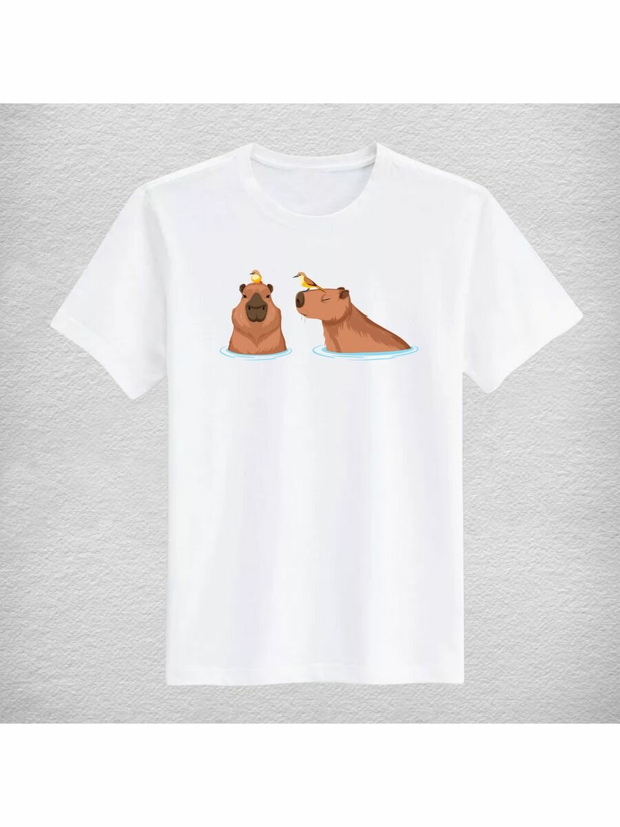 Футболка капибары