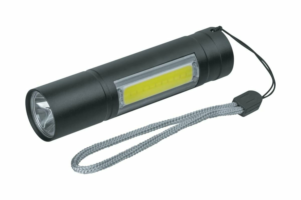 Navigator 14 662 NPT-KC06-ACCU Брелочный алюминиевый фонарь с 1LED 1Вт и 1 COB LED 3Вт
