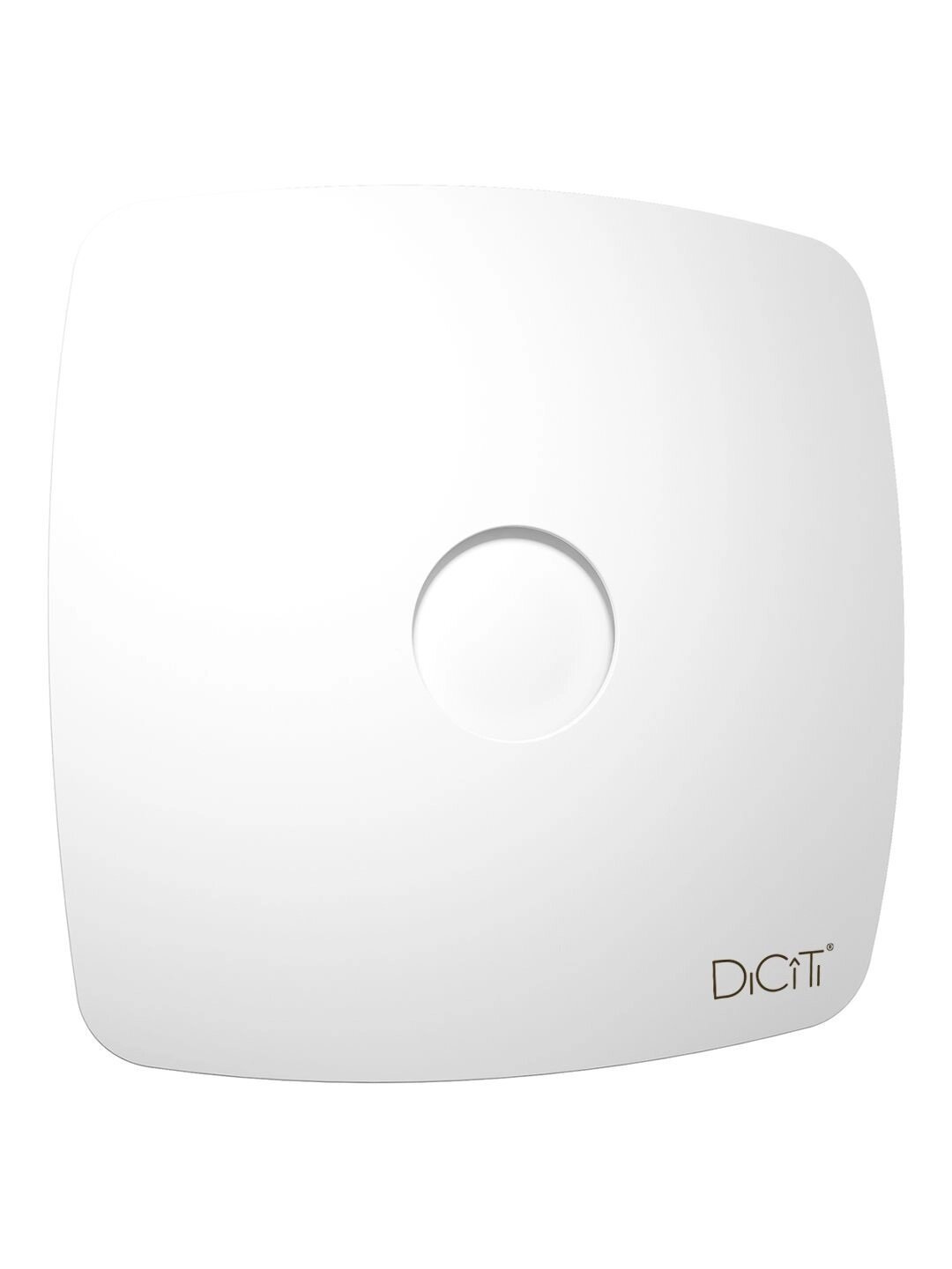 Вентилятор вытяжной DiCiTi RIO 4C Matt white, 100 мм, обратный клапан, матовый белый