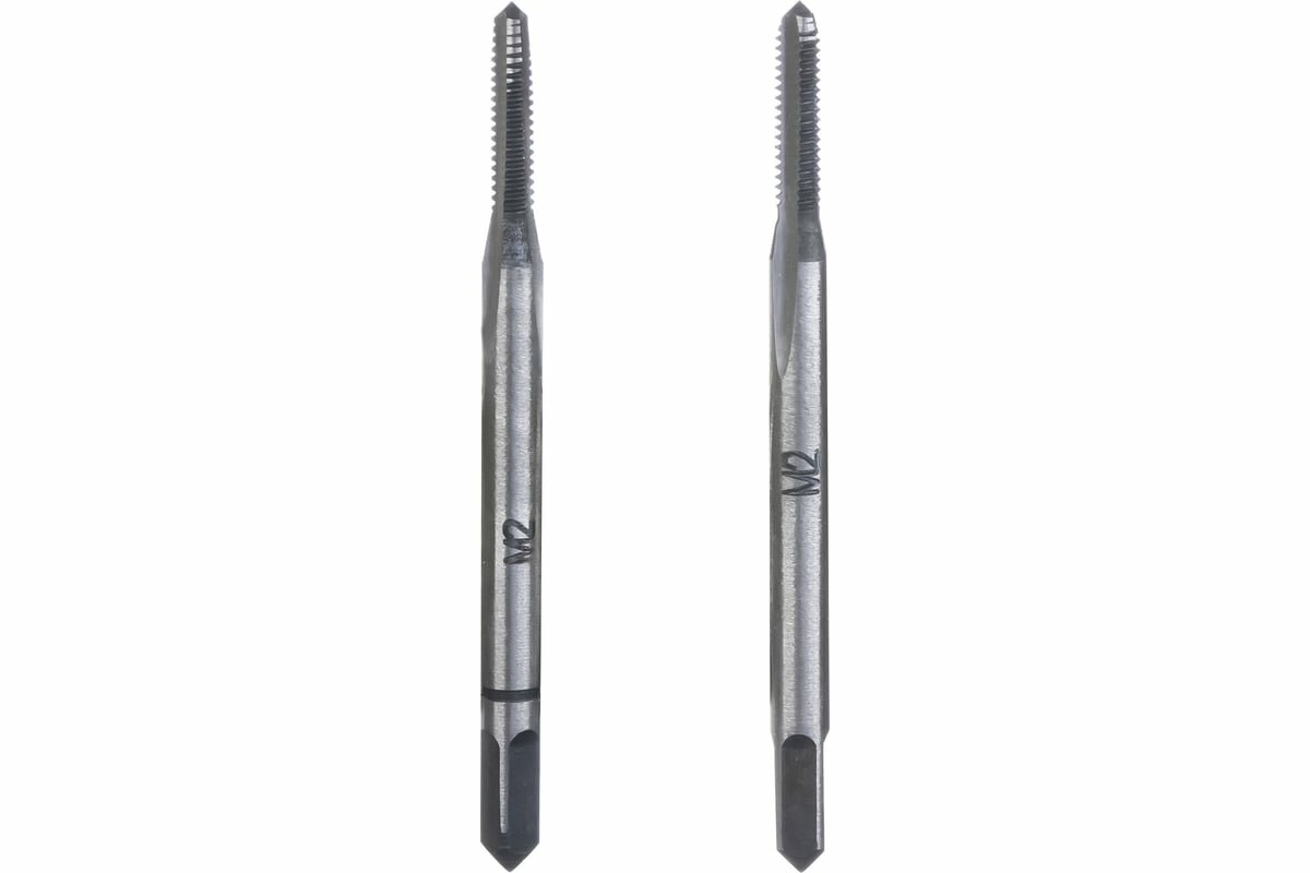 Набор метчиков из 2 шт M2 шаг 0.4 мм Bucovice Tools 110020 для точной нарезки резьбы