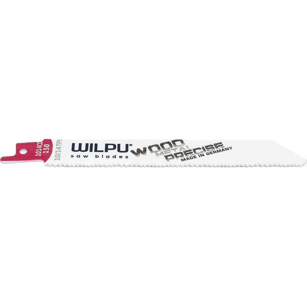 Полотно универсальное 1014 CD/150 Bi-metall (5 шт; 150х19х1.27 мм; 130 мм; 10/14 TPI) WILPU 1356500005