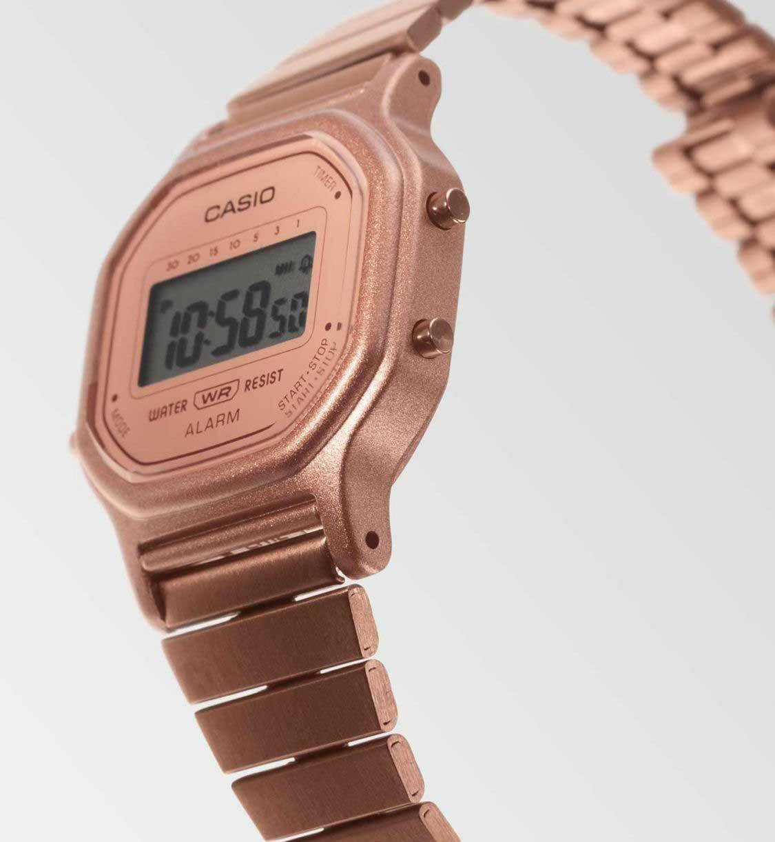 Наручные часы CASIO Vintage, золотой, розовый — фото 1