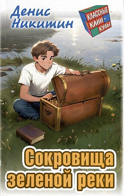 КлассныеКаникулы Никитин Д. Сокровища зеленой реки (приключенческая повесть), (Литера Гранд, Книжный дом, 2024), 7Бц, c.256