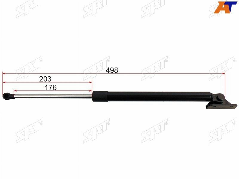 . SAT Амортизатор (Газовый упор) крышки багажника для MITSUBISHI ASX 10- RH