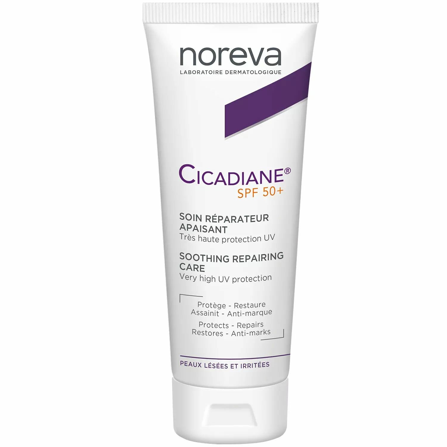 Noreva Цикадиан Крем восстанавливающий смягчающий SPF50+ 40мл