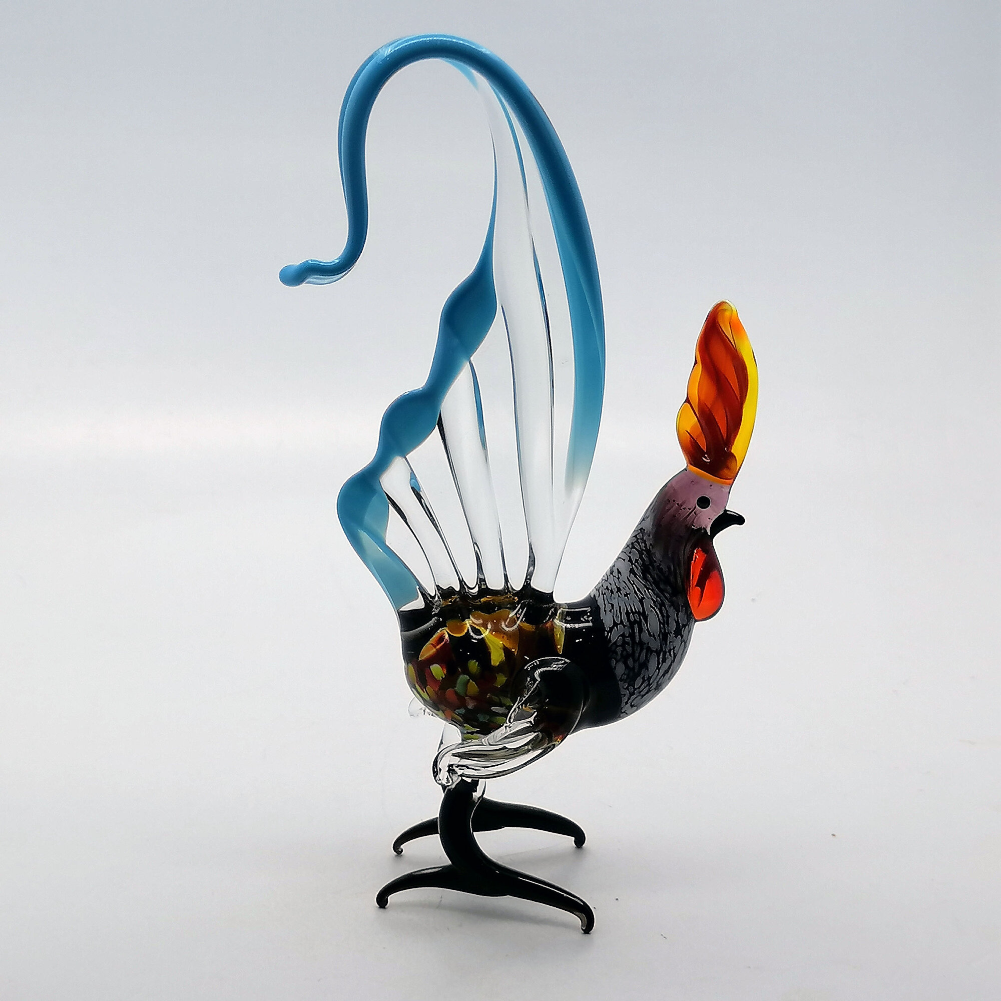 Фигурка из стекла "Петух"