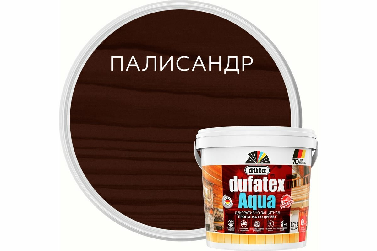 Dufa Пропитка TEX-AQUA палисандр 0,75л Н0000003526
