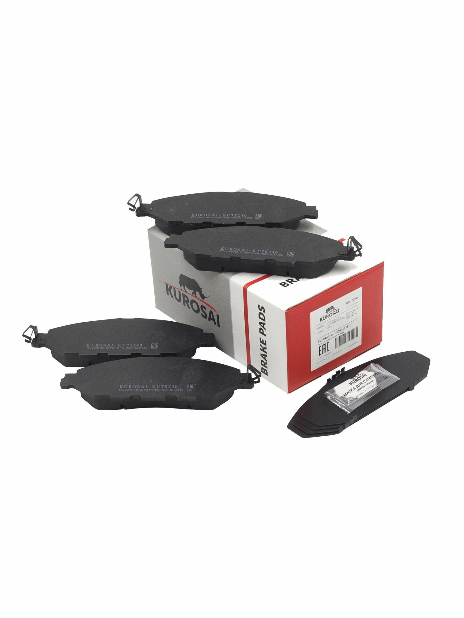 Тормозные колодки передние Nissan Murano III (Z52), Pathfinder IV (R52) 14-17, Infinity QX60 с 2012, JX 12-14